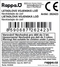 RAPPA Letadlová vojenská loď III. / Model 1:64 / 12,5 cm