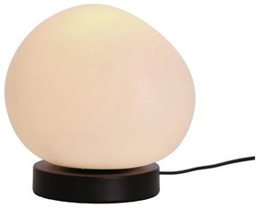 Černo-bílá stolní lampa (výška 19 cm) Stones – Candellux Lighting