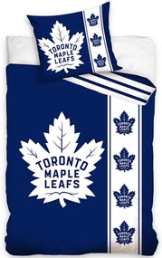 Mikroplyšové ložní povlečení NHL Toronto Maple Leafs - 70 x 90 cm + 140 x 200 cm