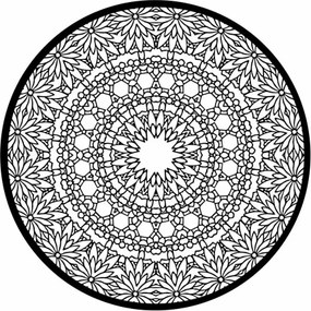 Léčivá mandala - Dekorace pro harmonii do vašeho domova I SENTOP HDF0342