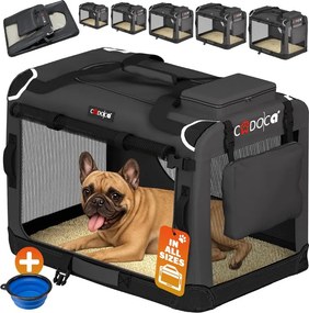Box pro psa skládací M 60x42x44cm antracitová