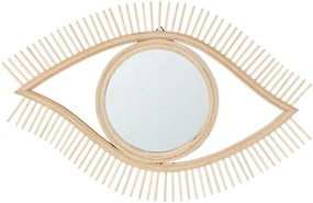 Nástěnné zrcadlo Solange (světlé dřevo). 1078650