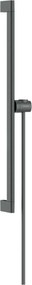 Hansgrohe Unica - Sprchová tyč 66 cm, se sprchovou hadicí, kartáčovaný černý chrom 24402340