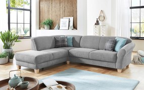 XXXLutz ROHOVÁ SEDAČKA, textil, barvy stříbra Sit & More - Sedací soupravy - 000144005344