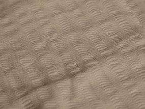 Krepové povlečení DENYX BLEND světle hnědé, zip Rozměr povlečení: 70 x 90 cm | 140 x 200 cm