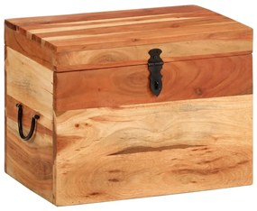 Úložný box 39 x 28 x 31 cm masivní akáciové dřevo - Default Title