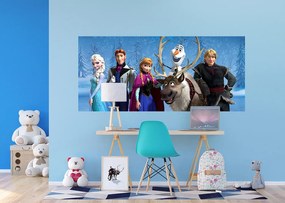 Dětská vliesová fototapeta na zed' Ledové království Všichni přátelé, Disney | 202 x 90 cm | DFTDNH 5384