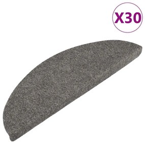 Samolepicí rohože na schody 30 ks šedé 56x17x3 cm 3365910