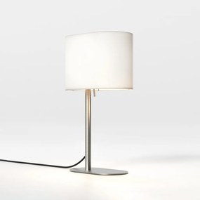 Designová stolní lampička s asymetrickým stínítkem Venn Table Noha: Nikl matný, Stínítko: Bílé