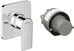 Hansgrohe Vernis Shape, sprchová baterie pod omítku, s tělesem, chromová, 71662000