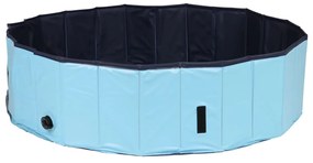 429419 @Pet Dog Swimming Pool 120x30cm L Blue