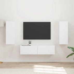 Sestava TV skříněk 2 ks Bílá Kompozitní dřevo 3408970