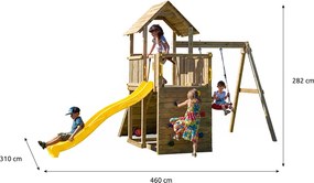 Marimex | Dětské hřiště Marimex Play Basic 003 + žlutá skluzavka | 11640189