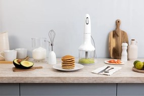 Bílý tyčový mixér 50's Retro Style – SMEG