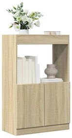 Skříň highboard dub sonoma 63 x 33 x 100 cm kompozitní dřevo