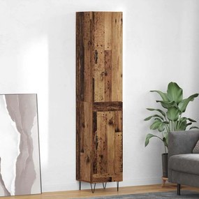 Vysoký bufet Staré dřevo 34,5 x 34 x 90 cm Kompozitní dřevo 3402721
