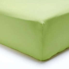 Polášek Jersey prostěradlo na vysokou matraci (až 30cm), 140x200cm, na dvoulůžko světle zelené