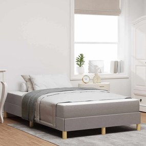 Postel s boxspringem Taupe 120 x 190 cm textil 3398553