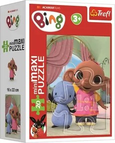 Trefl - Puzzle - Bing: Sula a Amma / 20 dílků / 22 x 16 cm / věk 3+