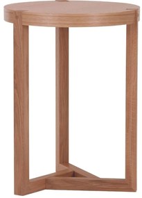 OnaDnes -20% Dubový kulatý odkládací stolek Woodman Brentwood 41 cm
