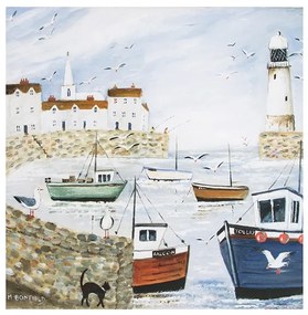 Bezrámový obraz 101568, Harbourside Lighthouse, Wall Art, Graham Brown