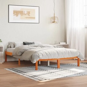 vidaXL Rám postele voskově hnědý 120 x 190 cm masivní borovice [844839]