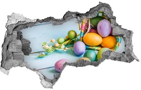 Wallmuralia Samolepící nálepka na zeď Velikonoční vajíčka 95x73 cm