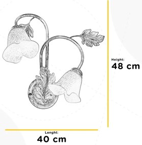 ONLI - Nástěnné svítidlo MARILENA 2xE14/6W/230V