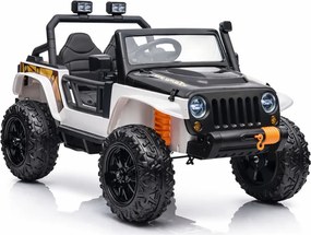 LEAN CARS Elektrické autíčko XB-1118 LED dálkové ovládání bílé