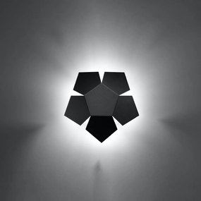 Sollux Lighting Nástěnné svítidlo PENTA černé