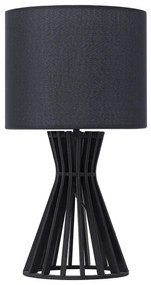 Černá stolní lampa CARRION Beliani