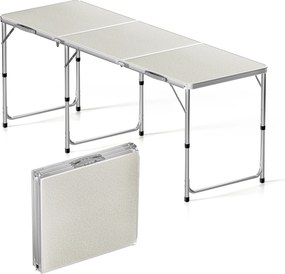 Kempingový stůl Toboli – 180 × 60 × 70 cm, 70 cm (63434)