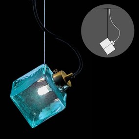 Moderní svítidlo DANCING CUBE-LIGHT BLUE-MB (Kotva do sádrokartonu) - ARTGLASS