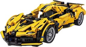 Stavebnice auta SUPERCAR No.J2012 žlutá - 422 dílků