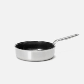 Fabini Hluboká pánev Lucca 4.0, Ø 24 cm (2,5 l) - Nepřilnavá nerezová beznýtová pánev z vícevrstvé nerezové oceli s keramickým povrchem s poklicí