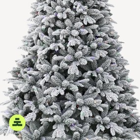 Smrk Bílý 500 LED 210 cm
