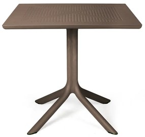Nardi Stůl Clip 80x80 Clip 80 - TABACCO 40082.53.000  *na dotaz