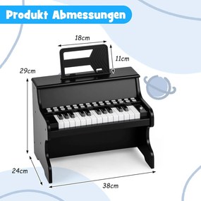 Costway 25 Keys Mini Digital Piano Dětské elektrické piano