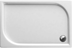 Deante Cubic, obdélníková akrylátová sprchová vanička 120x90x4,5 cm, hloubka 3cm, bílá, KTK_043B