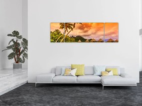 Obraz - Ostrov Bora Bora (170x50 cm)