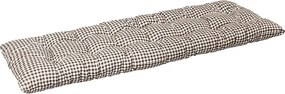 Bellatex Sedák na lavici prošívaný Hnědá 40x150 cm