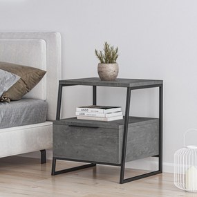 KALUNE DESIGN noční stolek PAL šedý 855DTE3546