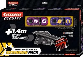 Carrera 71606 GO - +1,4 m dráhy 2× auto Nascar Chevrolet Camaro ZL1