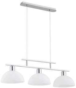 A.F.L. Závěsné moderní osvětlení ETUDA, 3xE27, 60W, stříbrné 63004