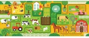 Petit Collage Bludiště a puzzle Farma / od 2 let