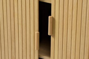Designová skříňka Parveen 113 cm přírodní dub