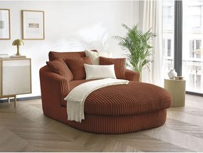 Oranžové manšestrové křeslo Belem – Bobochic Paris