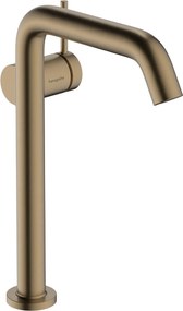 Hansgrohe Tecturis S, páková baterie pro umyvadlovou mísu 240 Fine CoolStart EcoSmart+ s odtokovou soupravou, kartáčovaný bronz, HAN-73370140