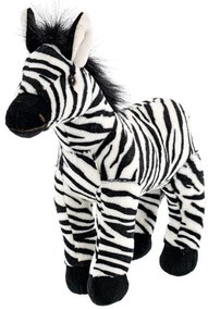 Zebra plyšová 28cm stojící 0m+