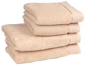 Tegatex Bavlněný ručník / osuška z mikro bavlny- béžová Velikost: 50*90 cm